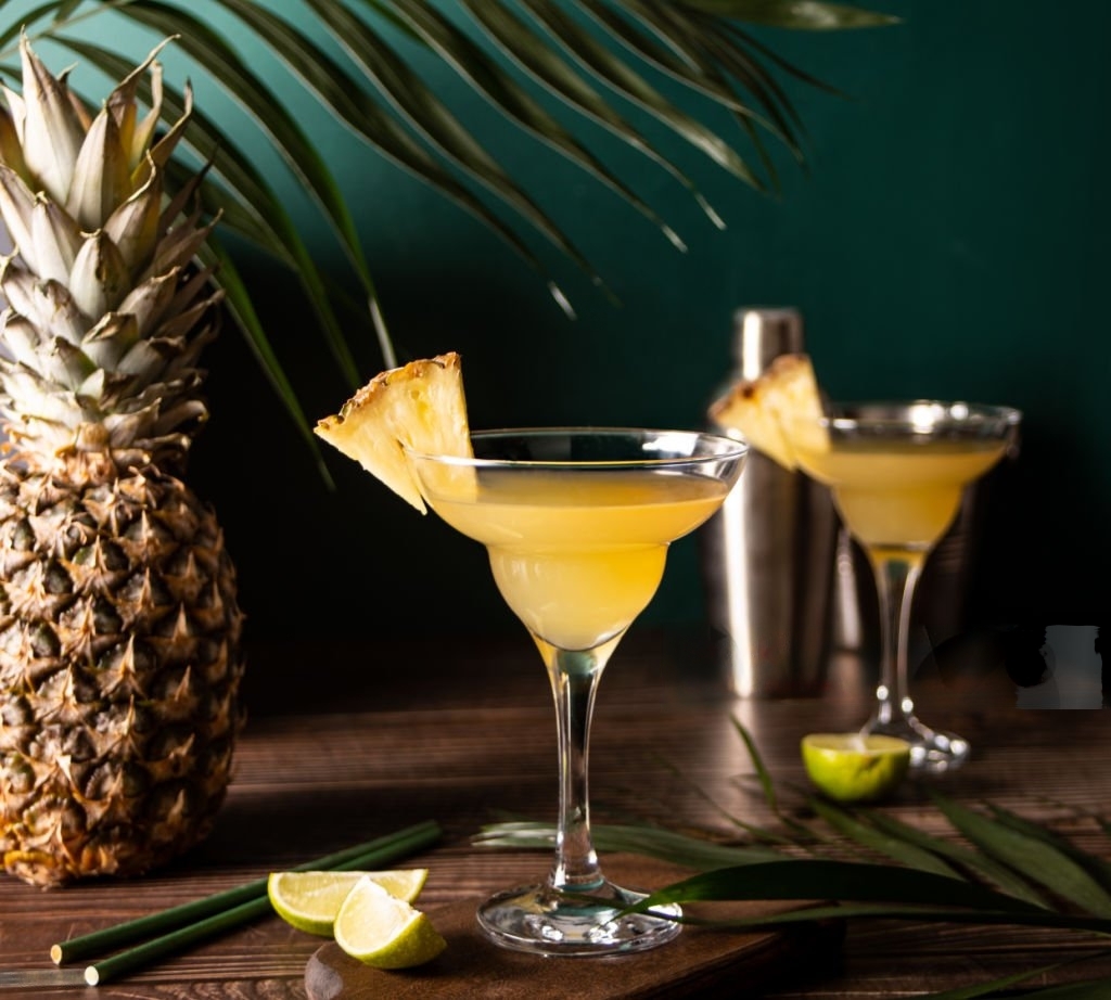 Perfect Blend Of Organic Tequila Cocktails With Pineapple Juice